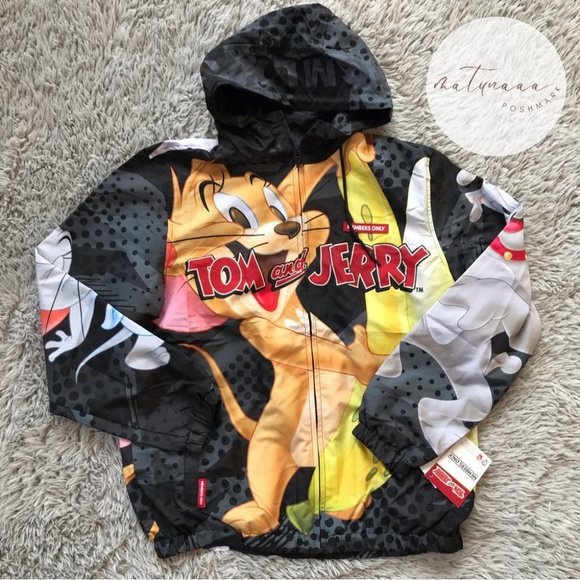 Members Only | Jackets & Coats | Members Only X Tom Jerry Black Nylon ...